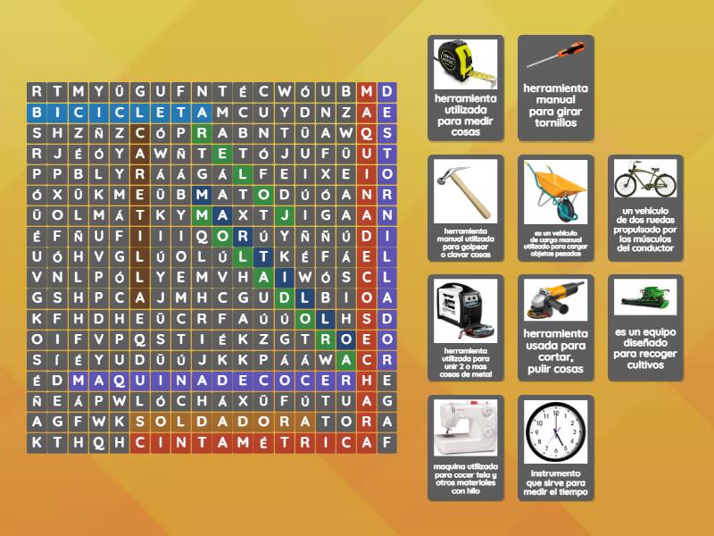 corte evaluativo Facundo Rossi y Valentino Piro - Wordsearch