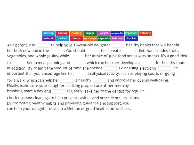 4R Lesson 13 Missing Words - Complete the sentence