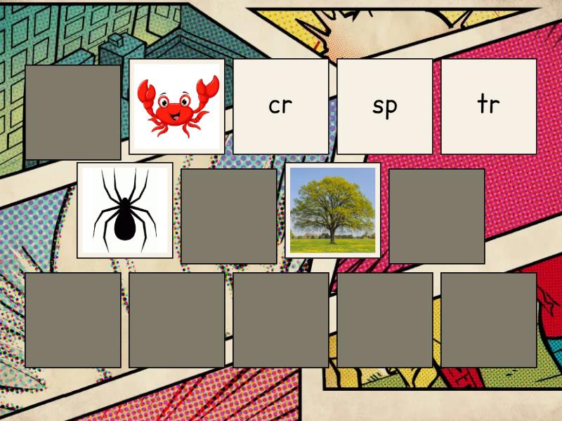 Consonant blends - Matching pairs
