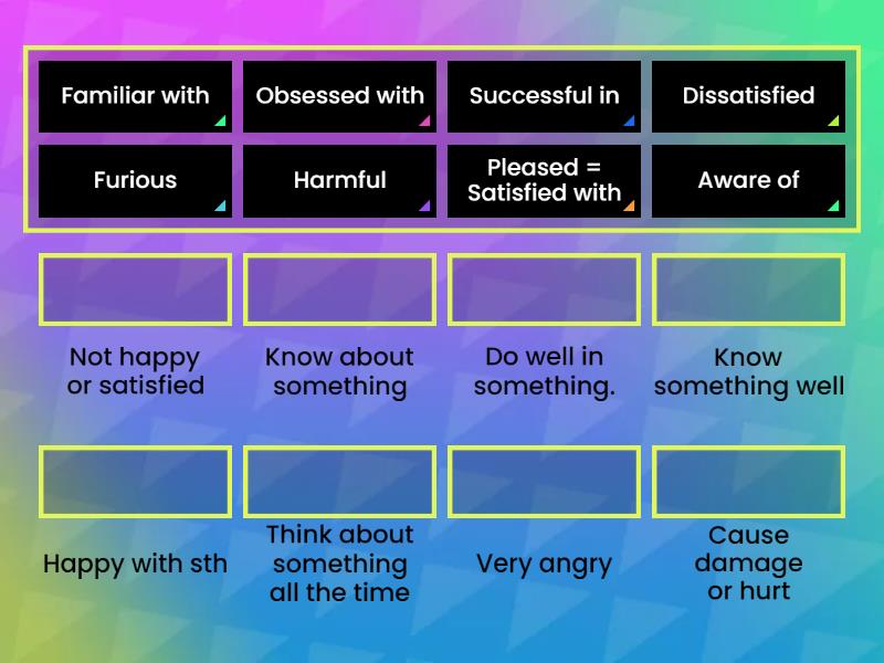 Solutions B1 5E p.57 adjectives - Match up