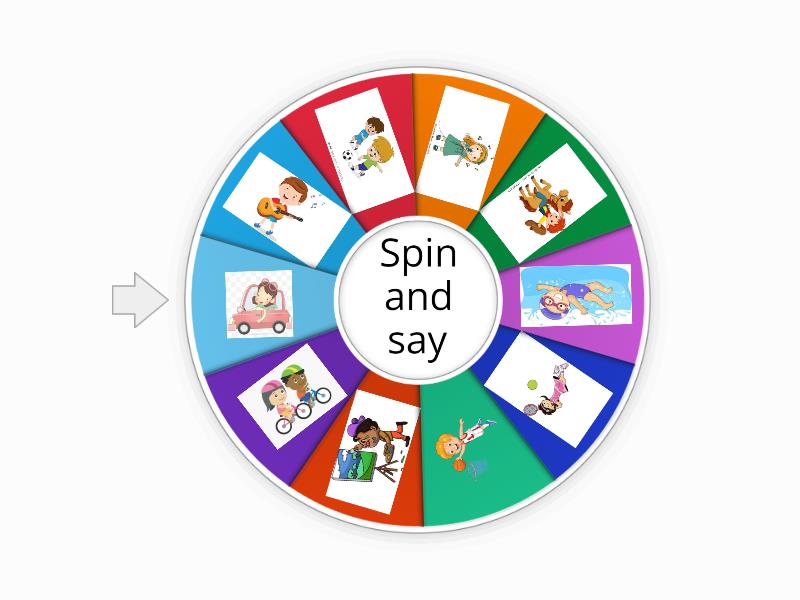 Kid's box 1 - Spin the wheel