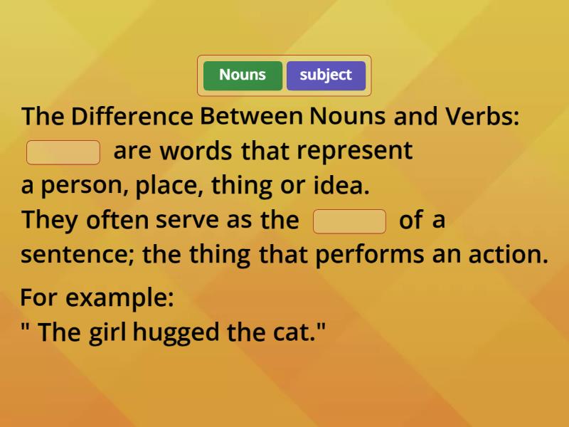 Words that are Both Nouns and Verbs - Complete the sentence