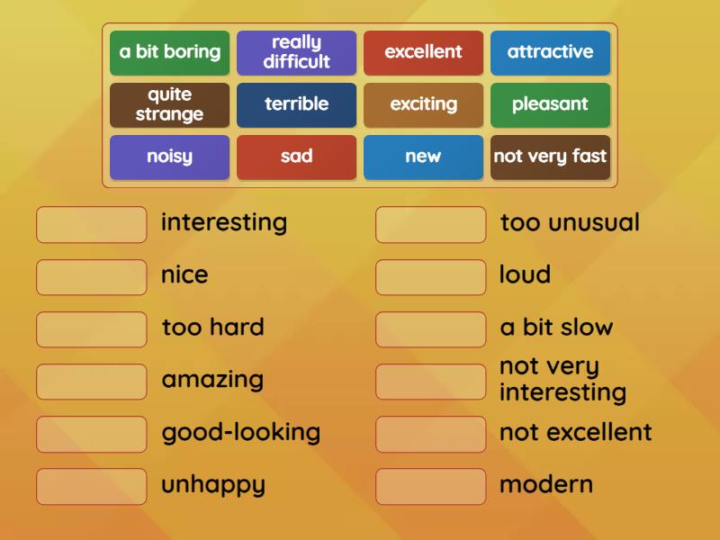 Synonyms - Match up