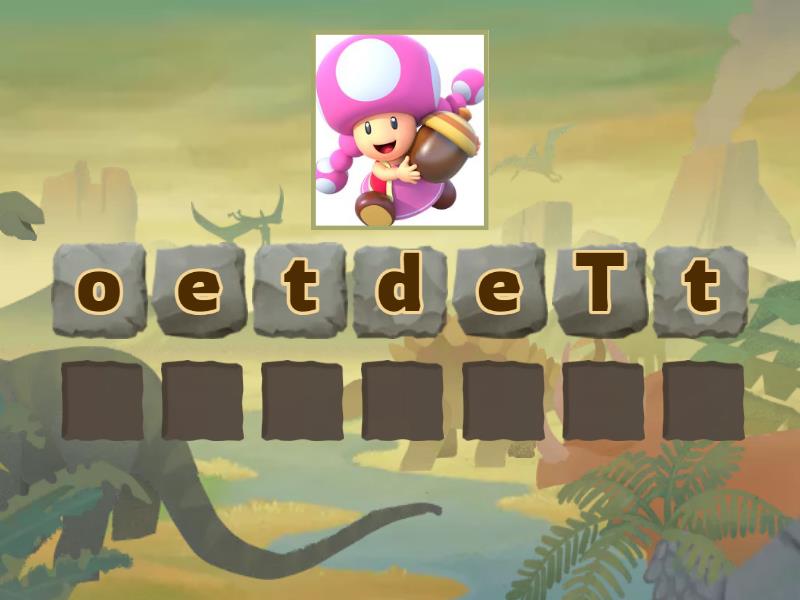 Super Mario Character - Anagram