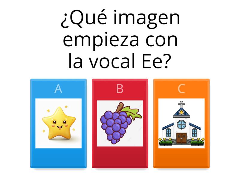 Vocal E-e - Cuestionario