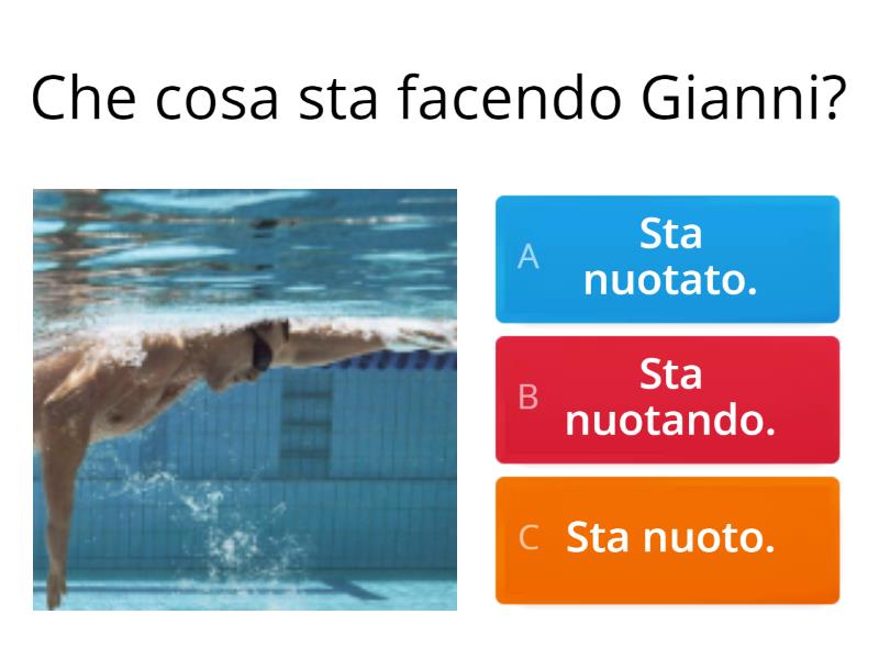 Stare + gerundio - Quiz