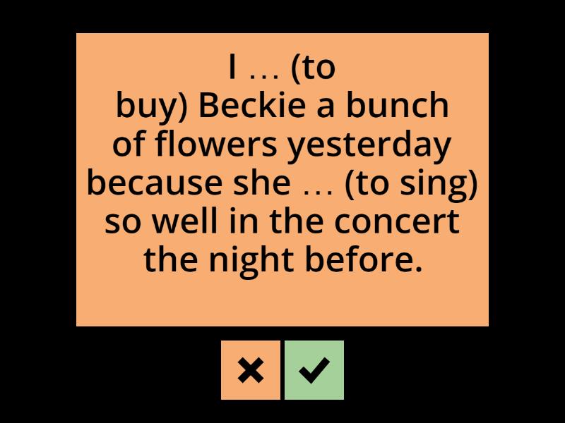 Past simple vs Past perfect - Flash cards