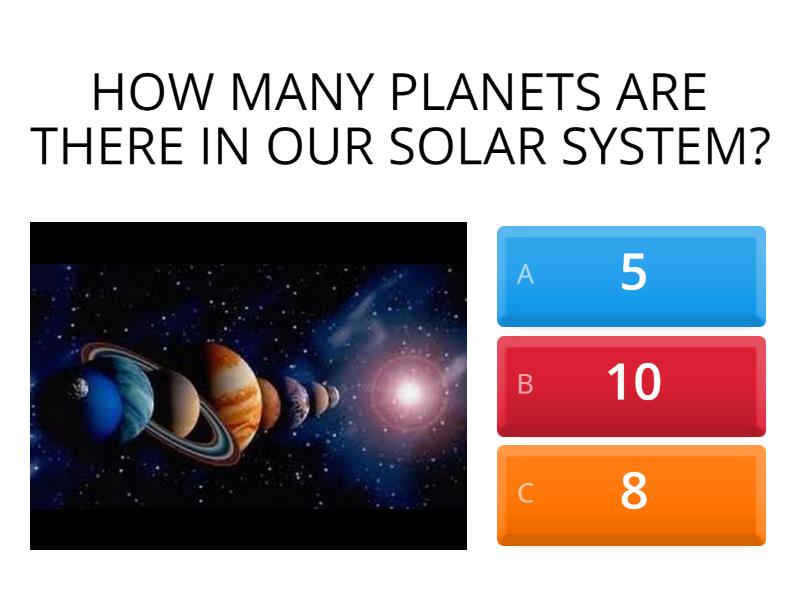 Discover Jr- SOLAR SYSTEM - Quiz