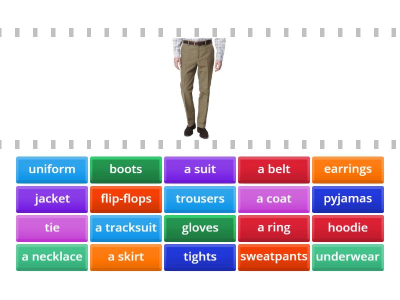 Clothes Pre-Intermediate - Find the match