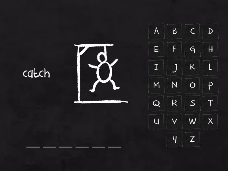 Simple Past Tense of regular and irregular verbs - Hangman