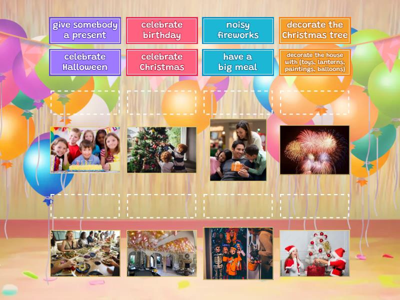 celebration - Match up