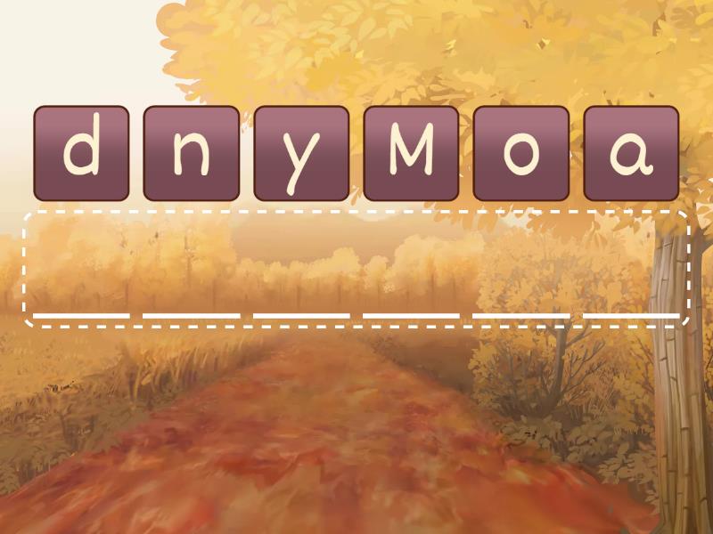 Days of the week - Anagrama