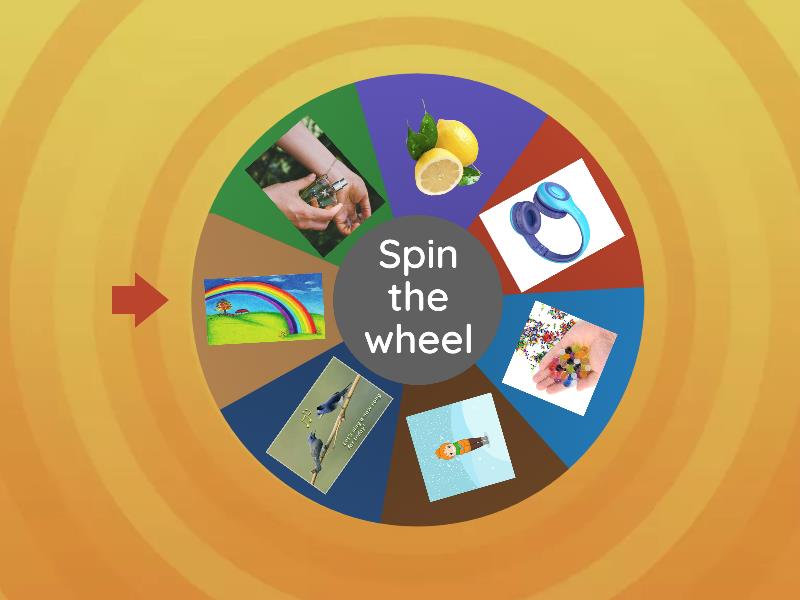 Fun with senses (Spot the correct sense organ used) - Spin the wheel
