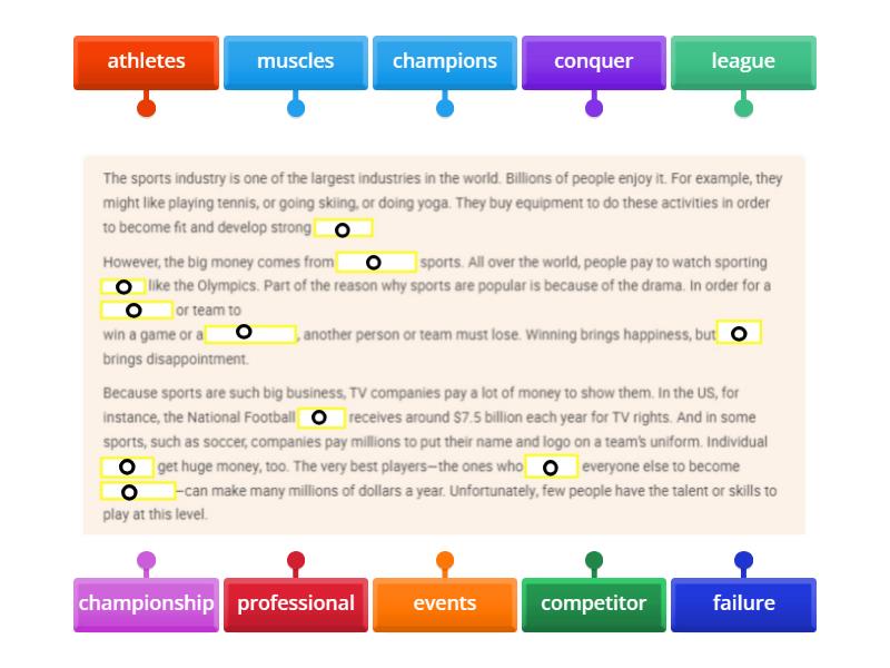 UNIT 8 COMPETITION - Labelled diagram