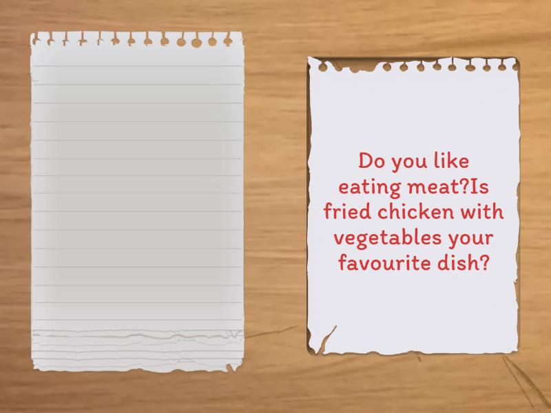 Food.Speaking - Speaking cards