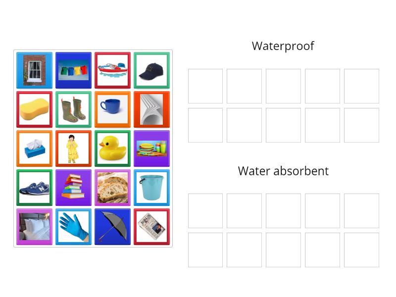 Waterproof Vs Water Absorbent Materials - Science, 3rd grade, 2nd bim ...