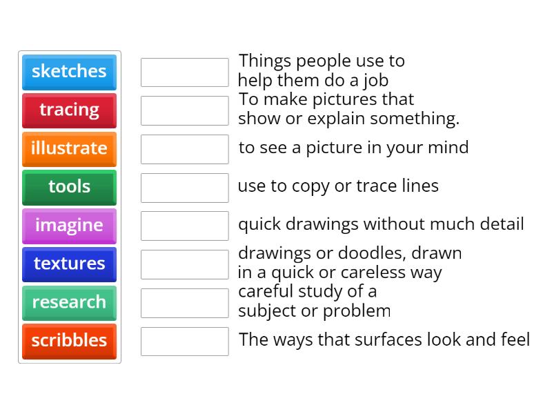 What Do Illustrators Do - Match up