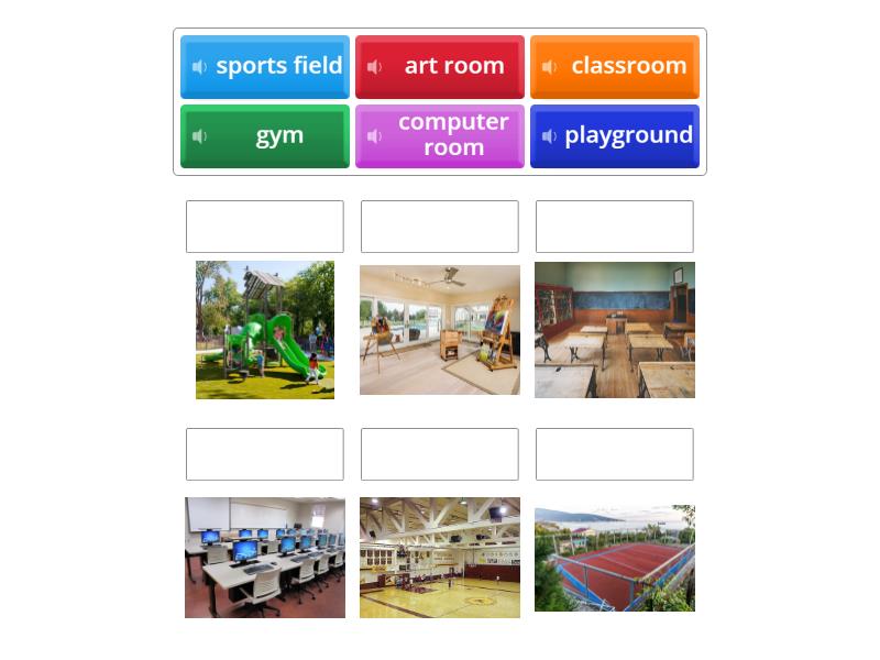 At school - Match up