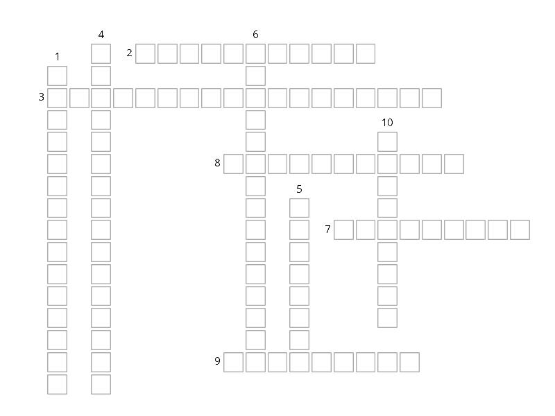 CELL THEORY - Crossword
