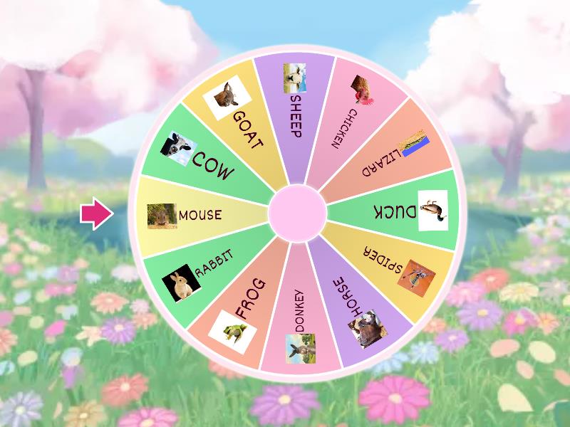 KB2 _U7_SPK - (Farm) - Animal Wheel - Spin the wheel