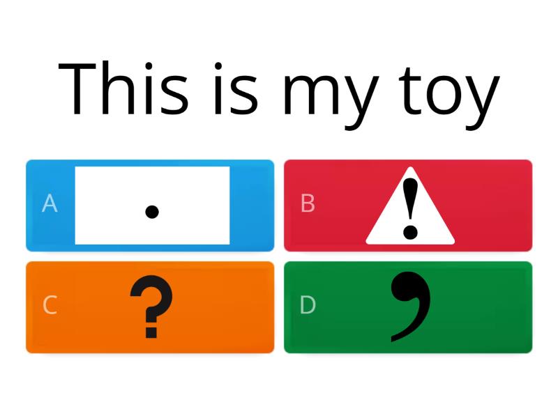 Punctuation Marks - Quiz
