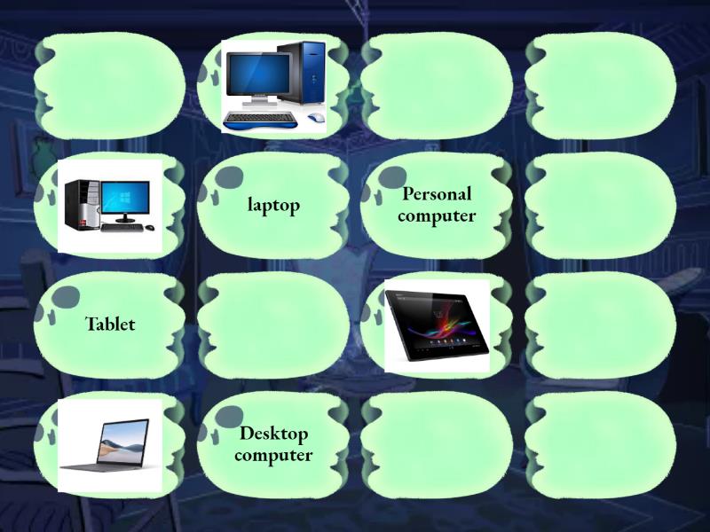 Types of computer - Matching pairs