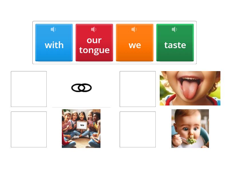 The five Sense (Taste) - Match up