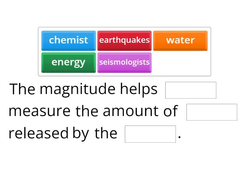 why we study the magnitude - Complete the sentence