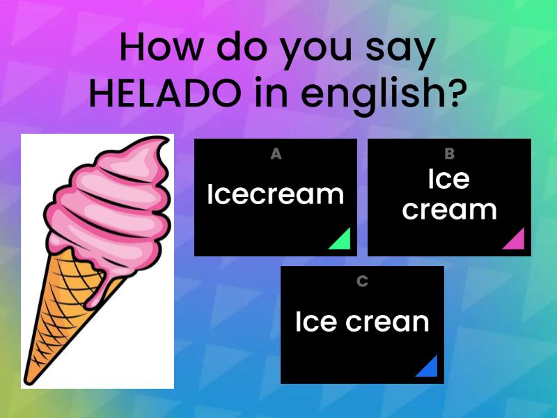 VOCABULARY UNIT 4 - FOOD - Quiz