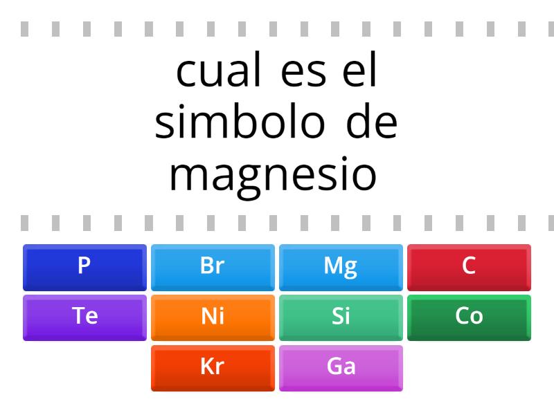 encuentra el simbolo - Find the match