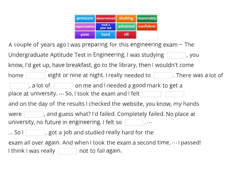 Roadmap B2 1B Listening Part 2 - Complete the sentence