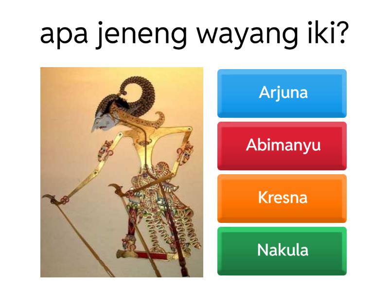 Wayang Pandawa - Quiz
