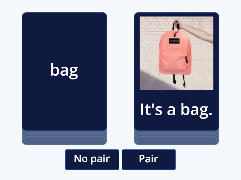 school - Pair or No Pair