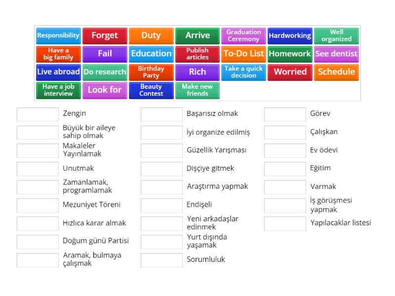 Unit 2-Plan - Match up