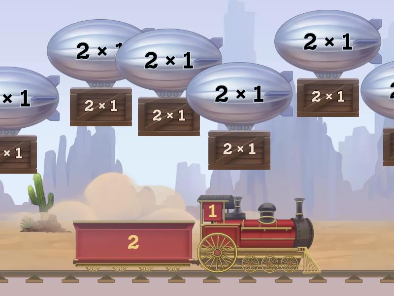 table de multiplication de 2 - Explotaglobos