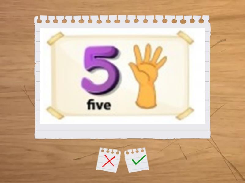 Numbers 1 to 5 Flashcards - Flash cards