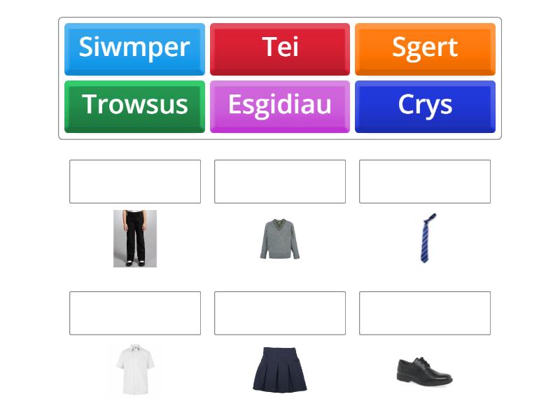 Gwisg Ysgol - Match up