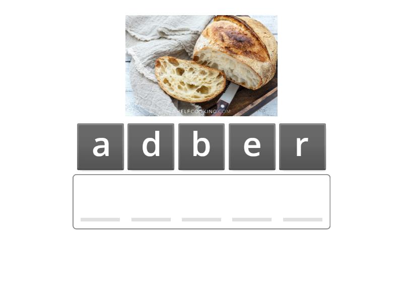 Food and Drinks - Anagram