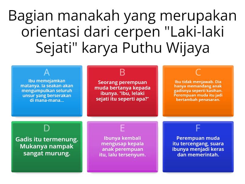 TEKS CERPEN - Quiz