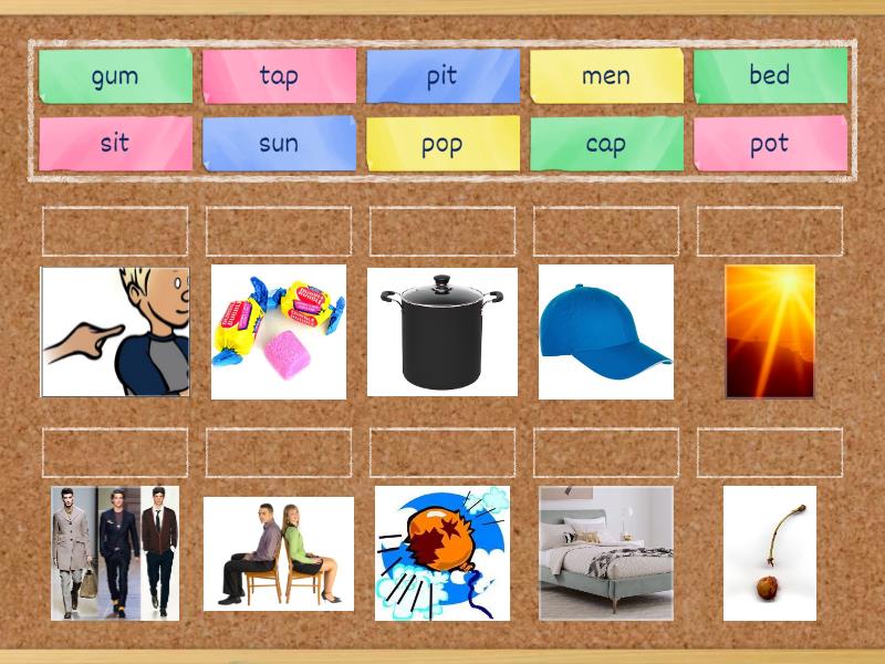 ufli CVC Words - Match up