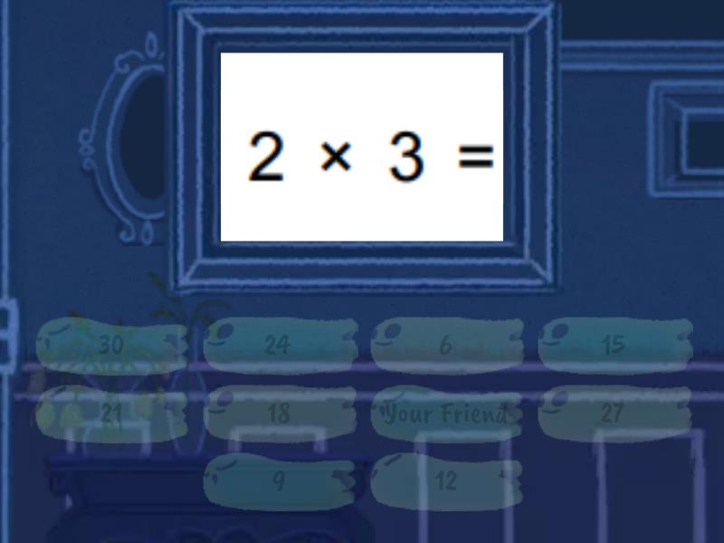 SPOOKY HAUNTED Multiplication - 3 - Find the match