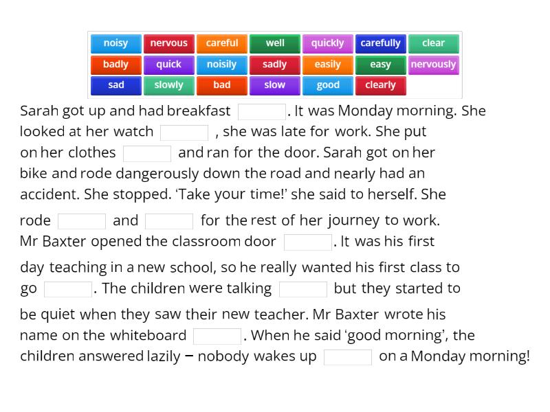 Extra Writing ex.2 - Complete the sentence