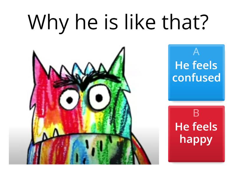 The color monster story - Quiz