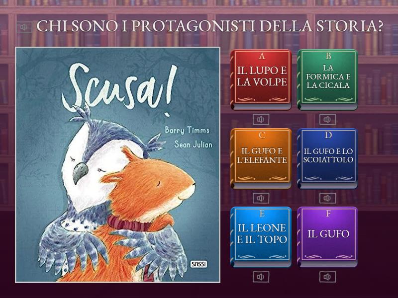 COMPRENSIONE DEL TESTO "SCUSA"! - Quiz