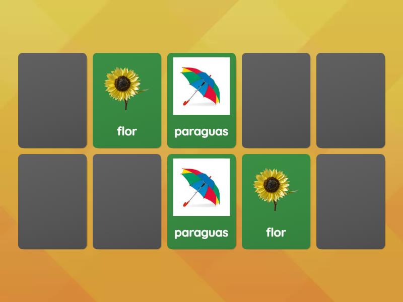 Memory de la Primavera - Matching pairs