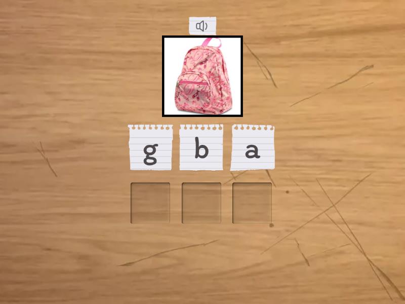 School Objects - Anagram