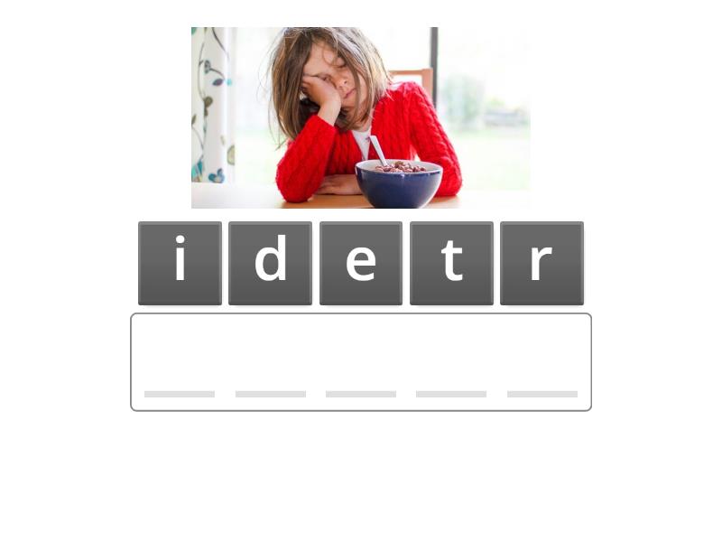 adjectives - Anagram