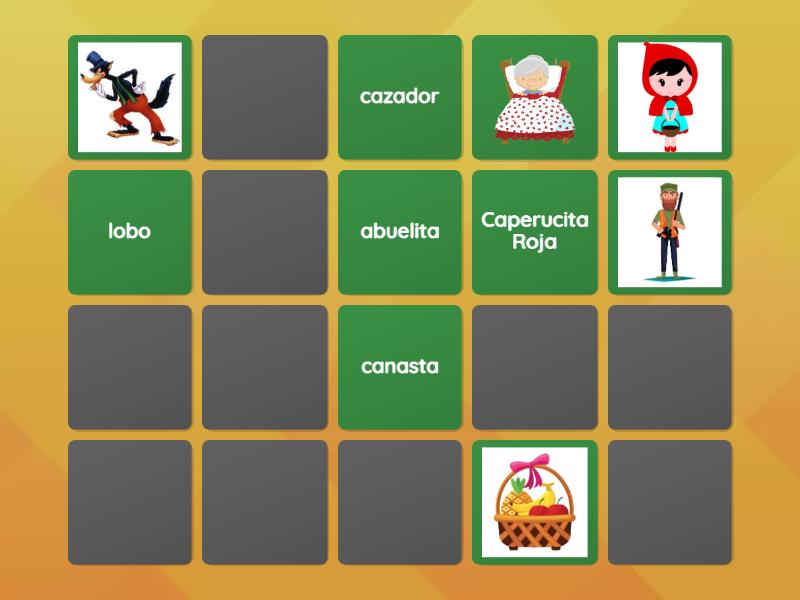 Caperucita Roja - Matching pairs