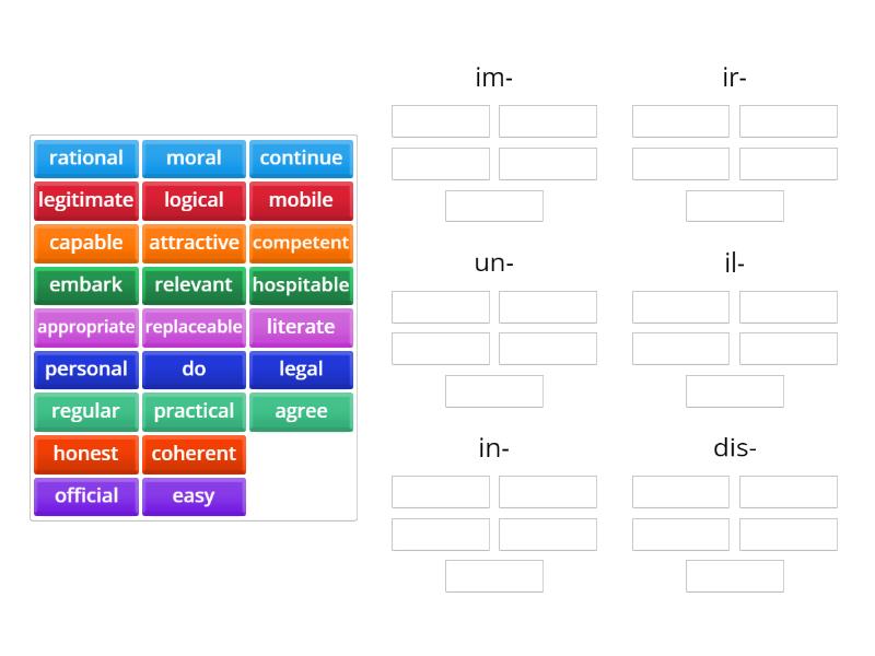 Prefixes - Group sort