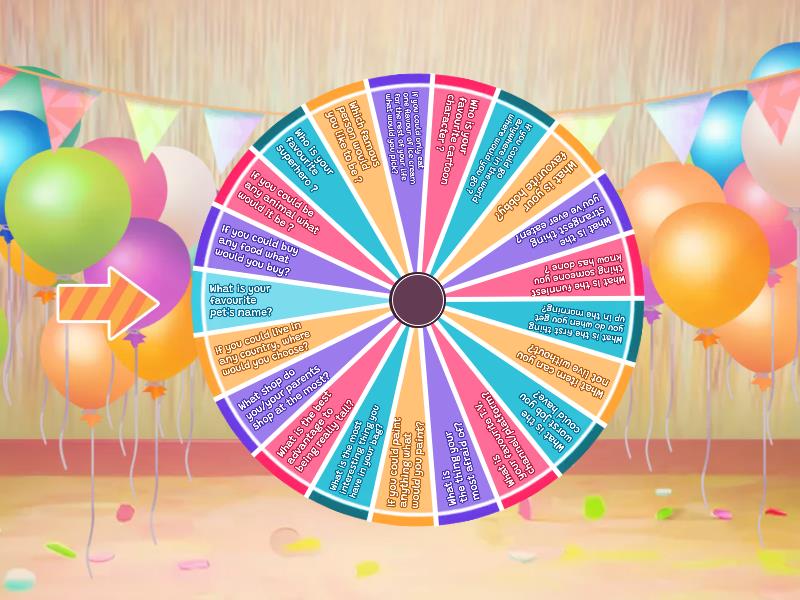 Ice breakers KS1 PDM - Spin the wheel